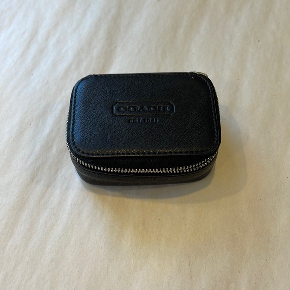 Coach | Accessories | Vintage Coach Leather Triple Pill Bottle Holder ...